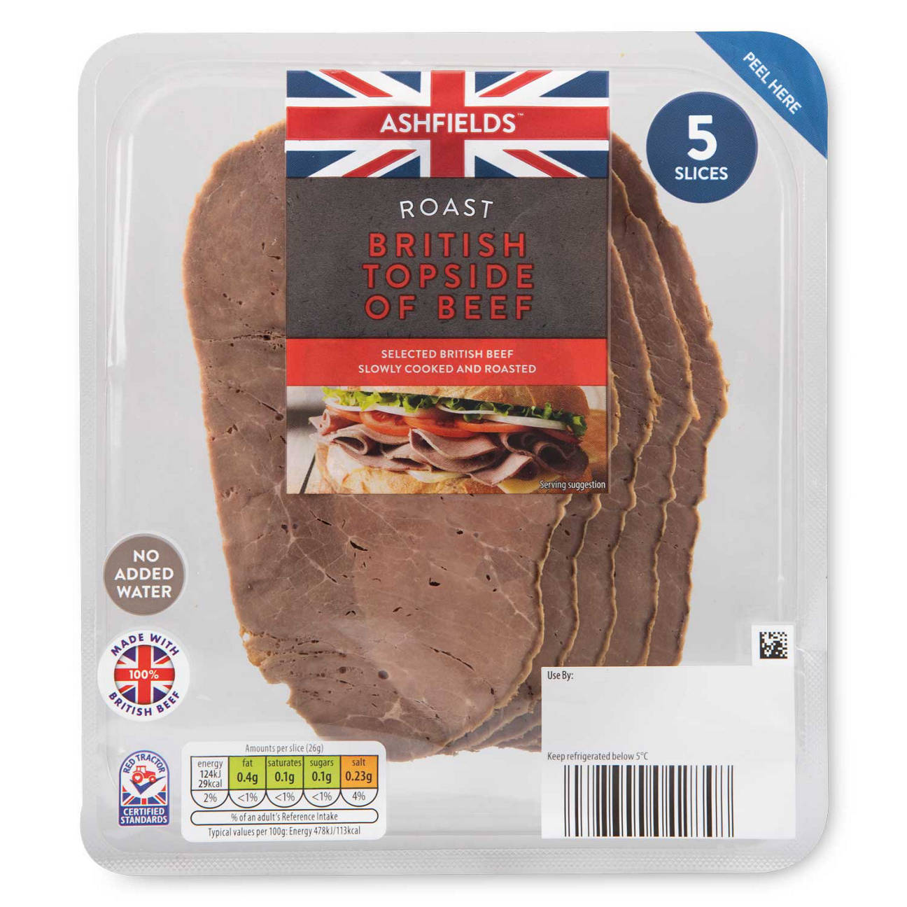 British Roast Topside of Beef 5 Slices | ALDI UK